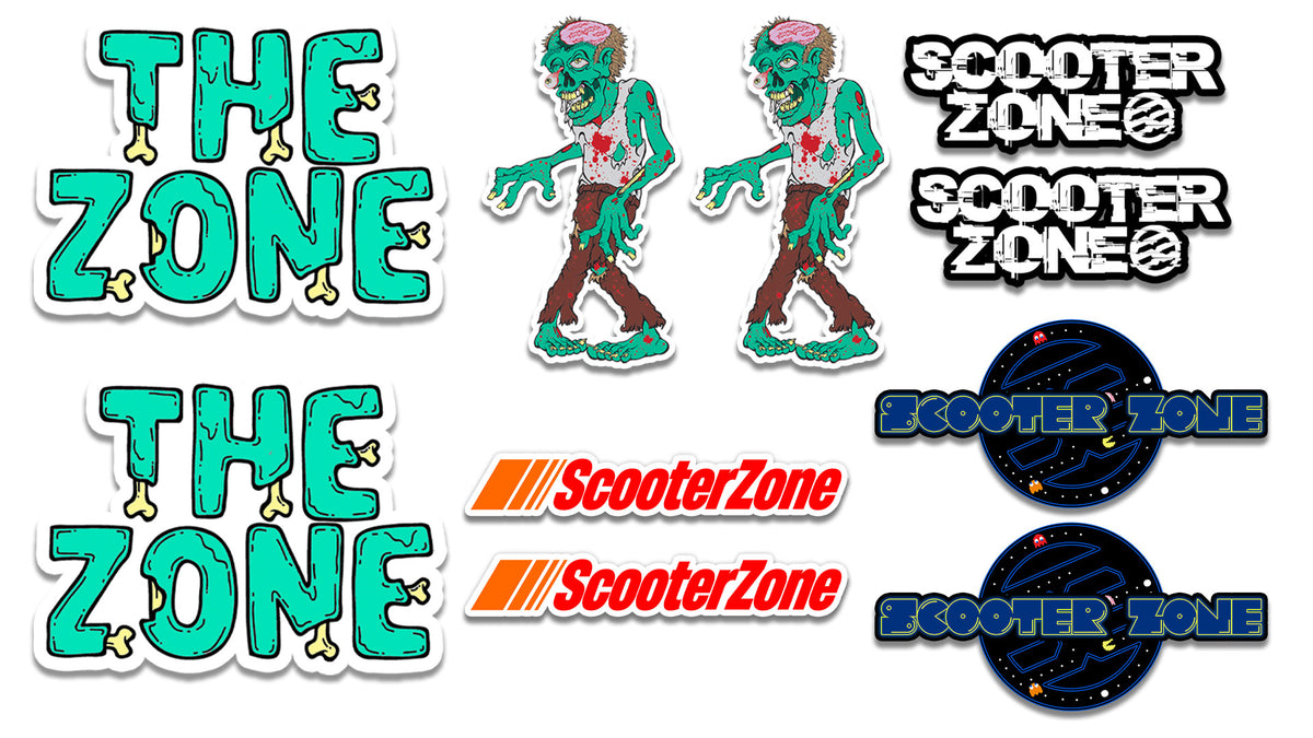 Scooter Zone Sticker Pack – The Scooter Zone