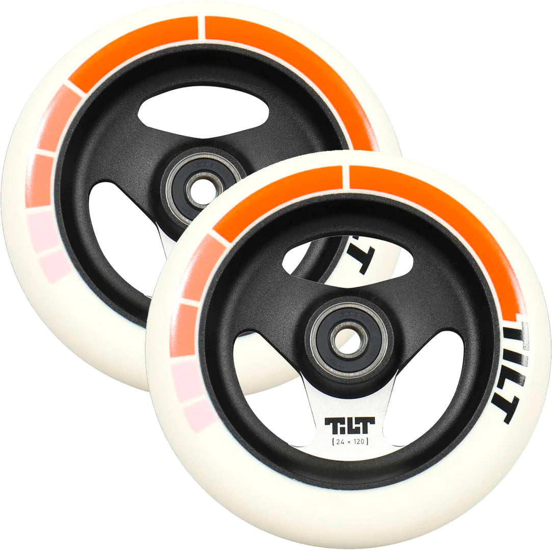 Tilt Stage 1 Wheels - 120mm Race Gold - Scooter Zone - – The Scooter Zone